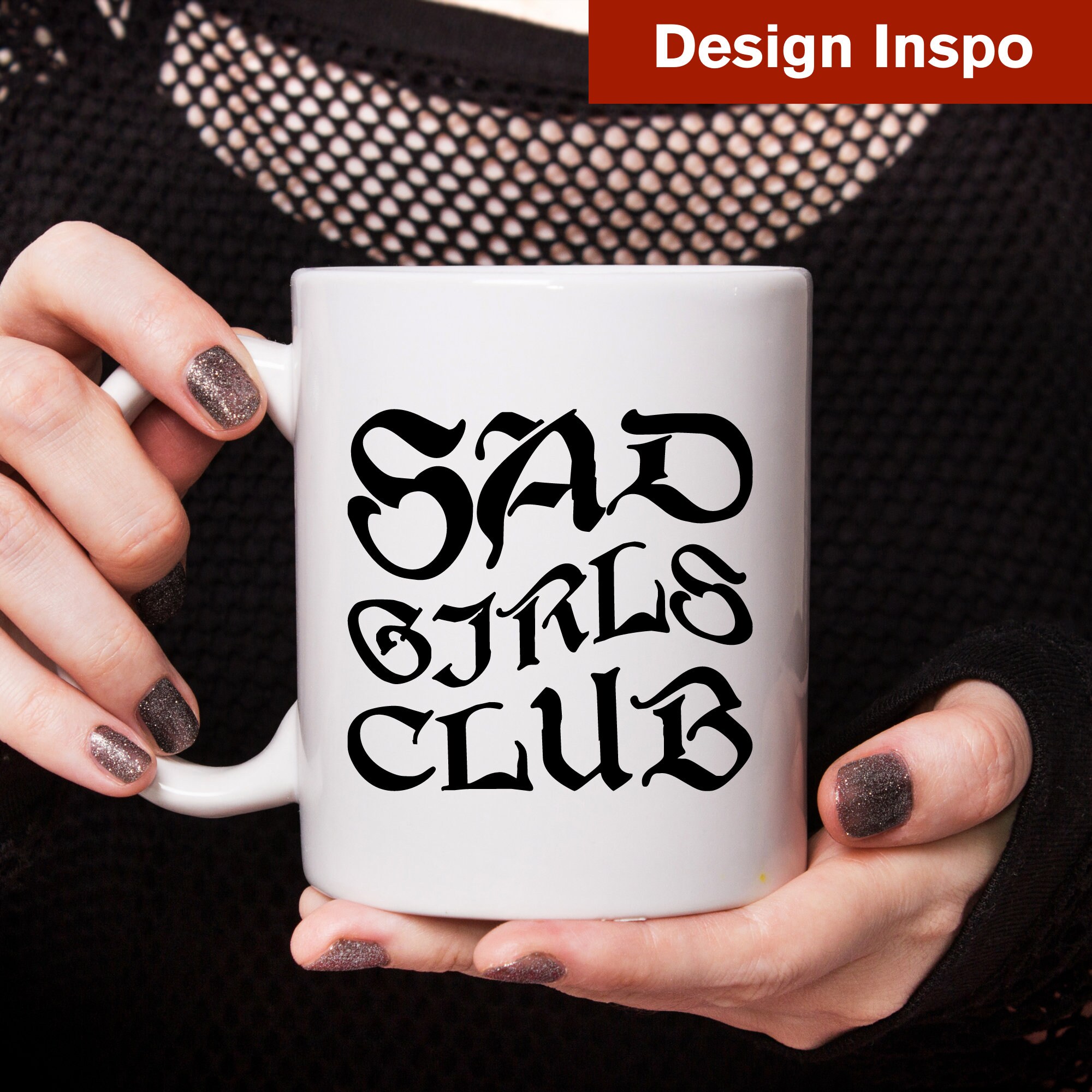 Sad Girls Club SVG, PNG, Depression Svg, Anxiety Svg, Gothic Svg, Cut ...