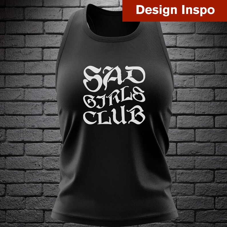 Sad Girls Club SVG, PNG, depresión svg, ansiedad svg, gótico svg ...