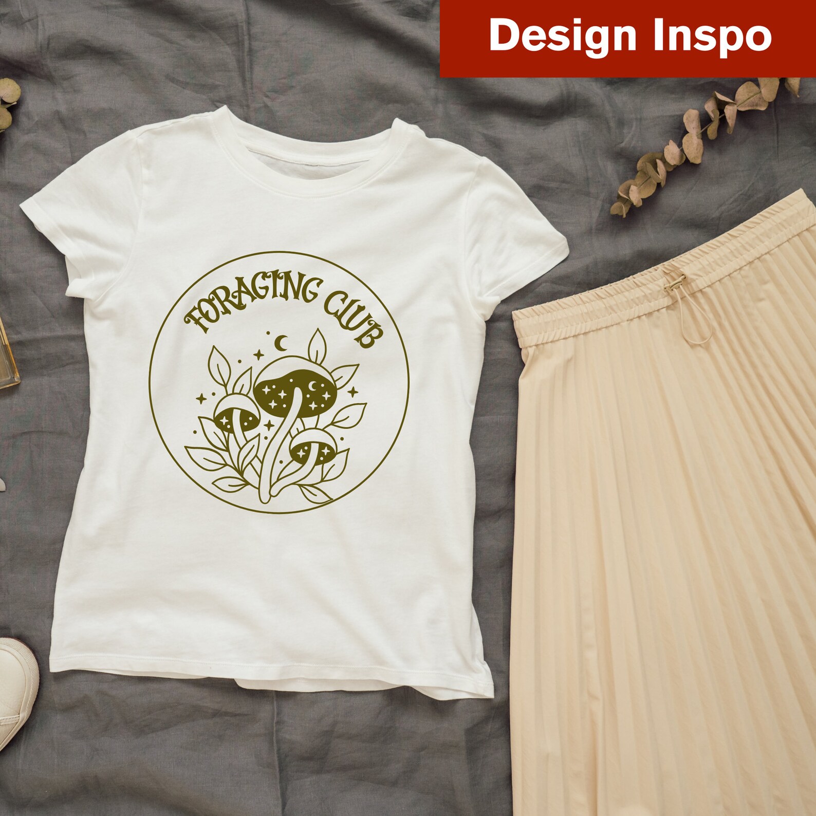 Mushroom SVG PNG Mushroom Clipart Cottage Core SVG Boho - Etsy