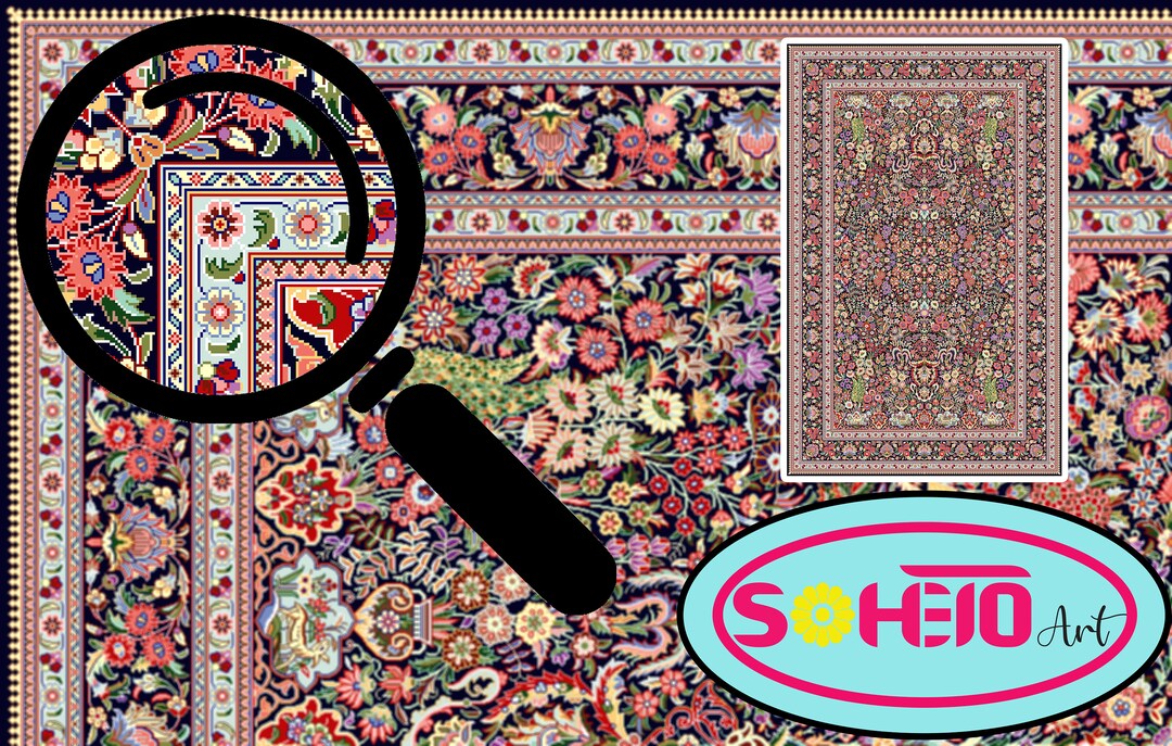 Patterned Rug / Patterns Digital / Plan / Carpet Map / Rug / Map ...