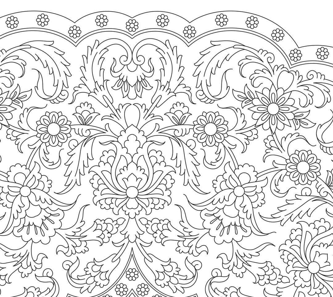 Khattai / Patterns Digital / Plan / Carpet Map / Linear Design ...