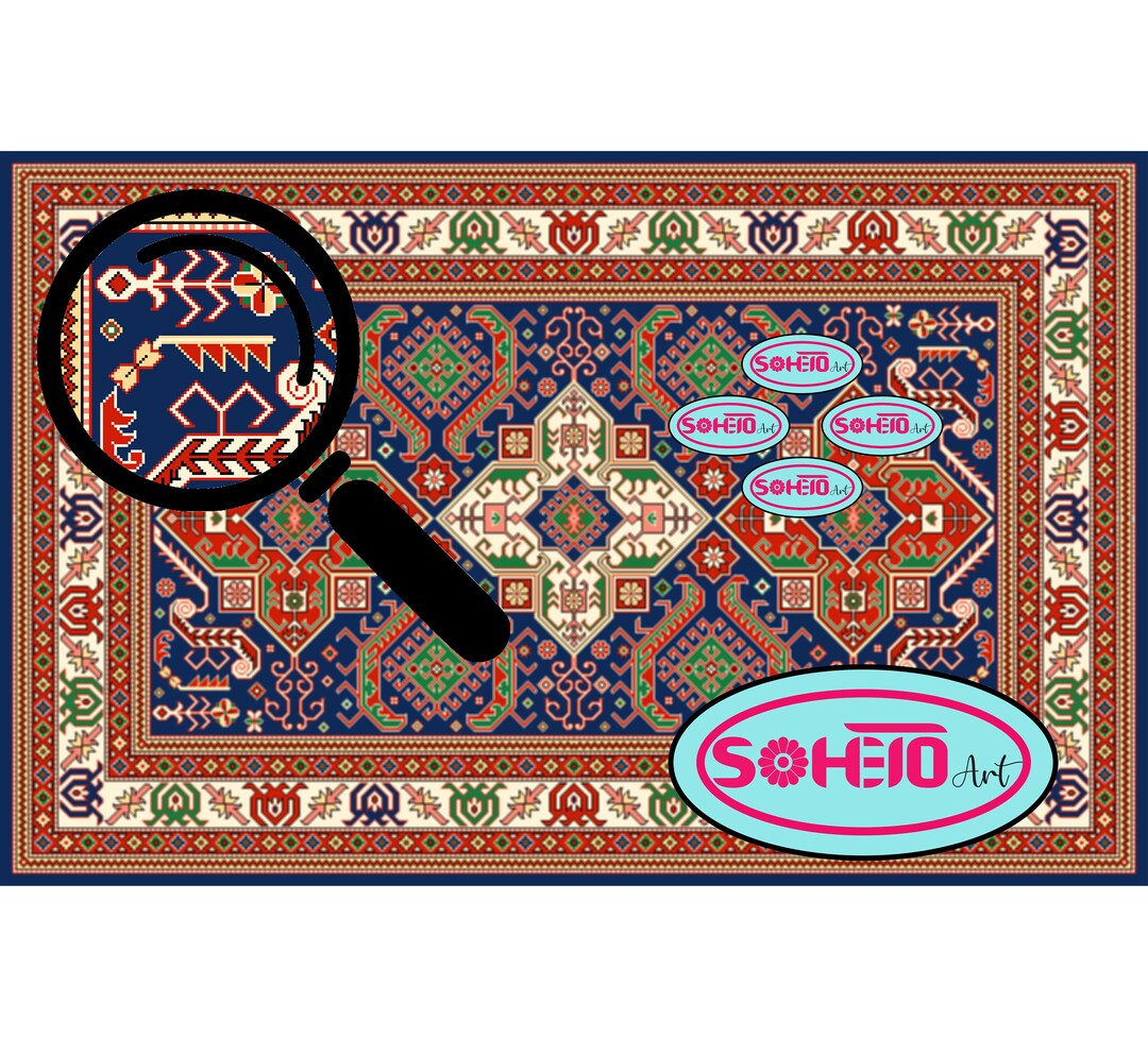 Patterned Rug / Patterns Digital / Plan / Carpet Map / Rug / Map ...