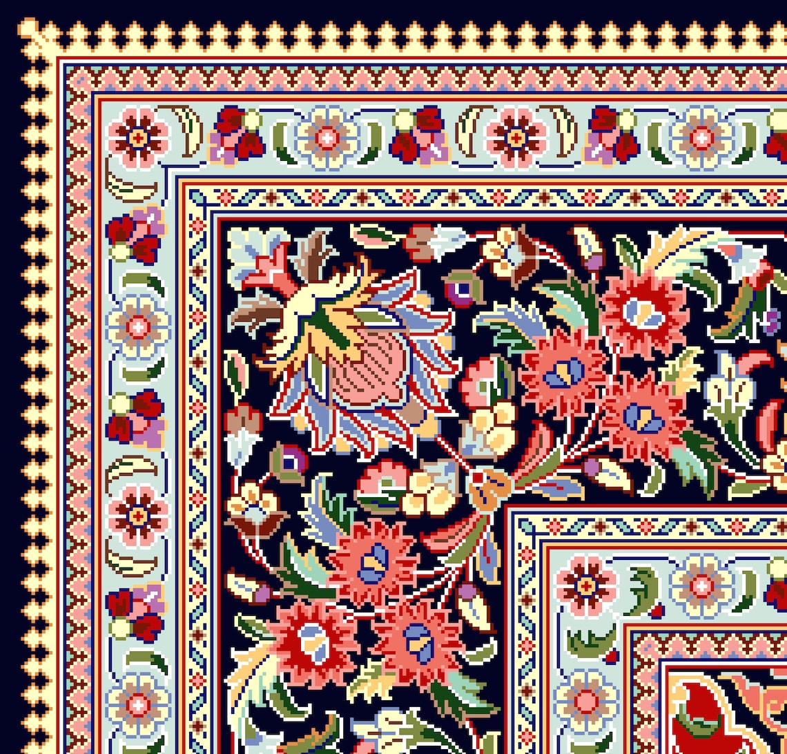 Patterned Rug / Patterns Digital / Plan / Carpet Map / Rug / Map ...