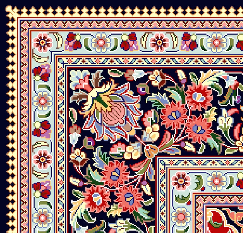 Patterned Rug / Patterns Digital / Plan / Carpet Map / Rug / Map ...