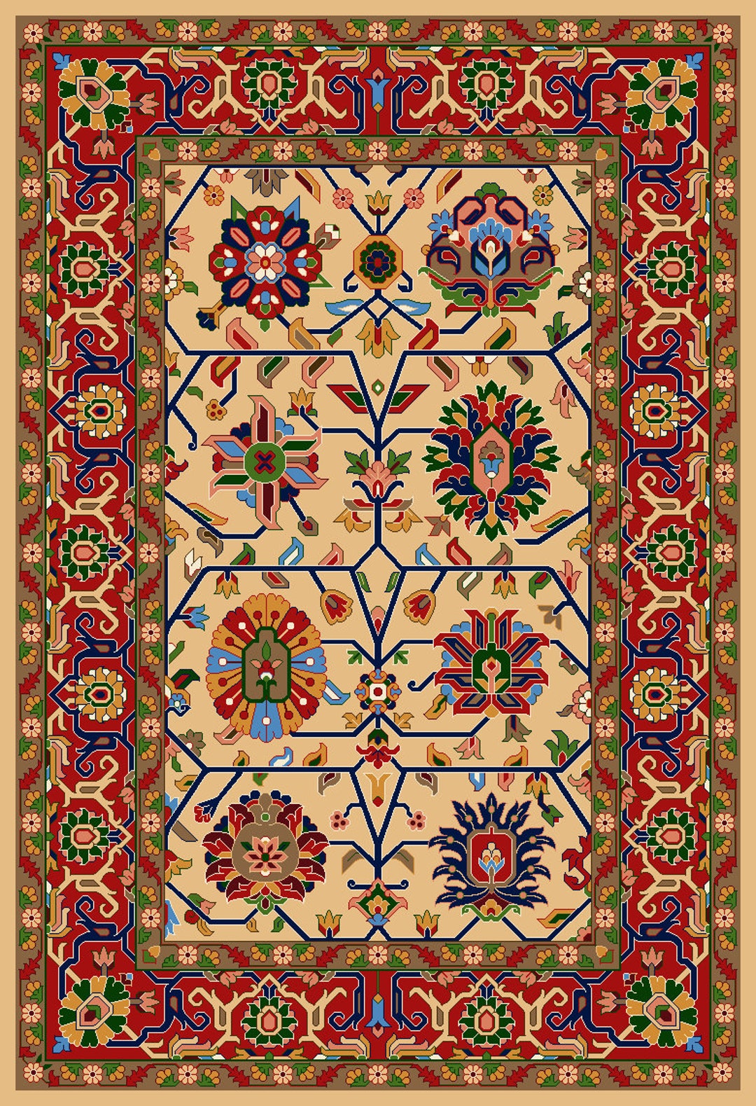 Patterned Rug / Patterns Digital / Carpets / Carpet Map / Rug / Map - Etsy