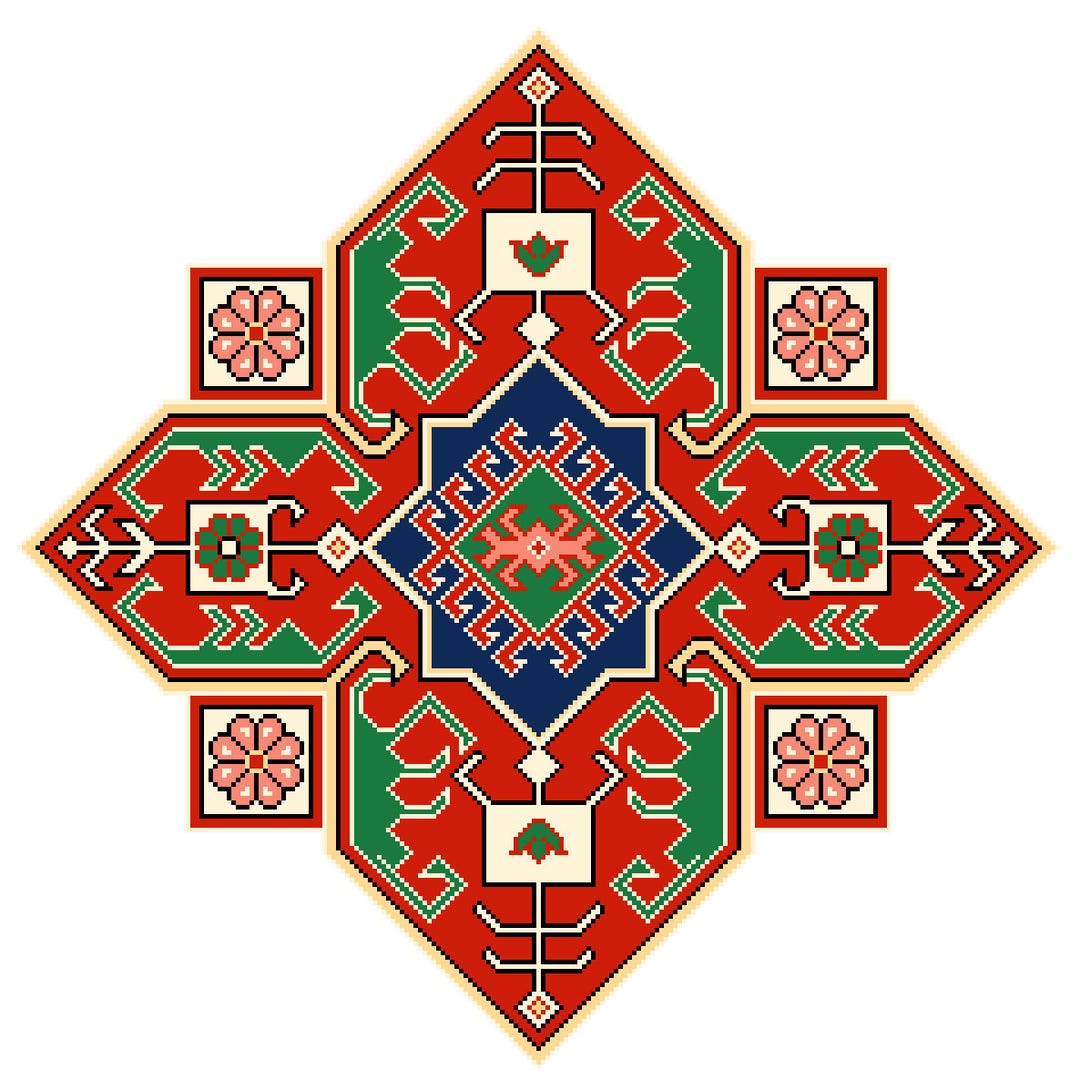 Embroidery Map Pdf / Patterns Digital /plan / Map Pdf / Hand Embroidery ...