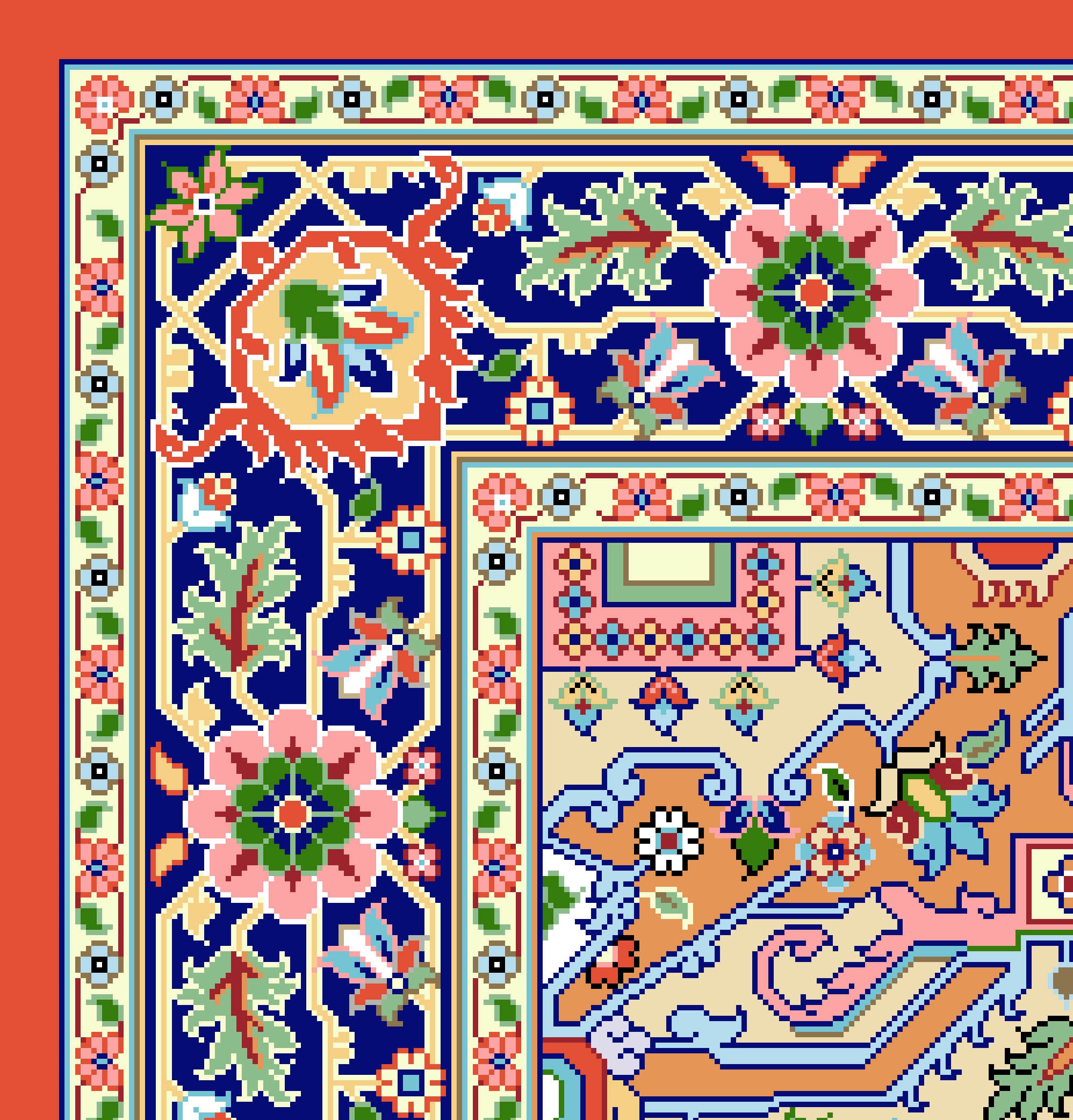 Patterned Rug / Patterns Digital / Plan / Carpet Map / Rug / Map ...