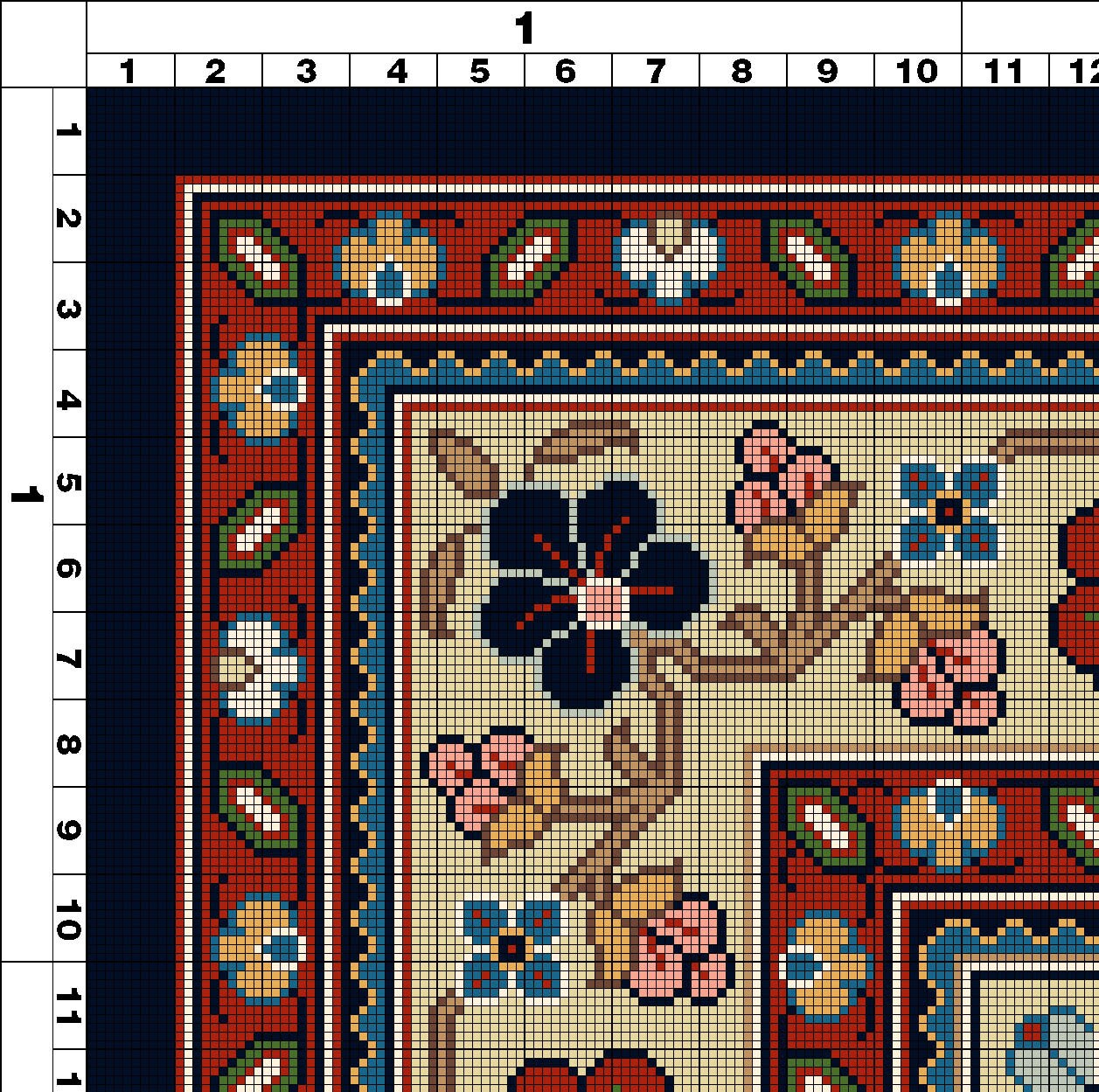 Patterned Rug / Patterns Digital / Plan / Carpet Map / Rug / Map ...