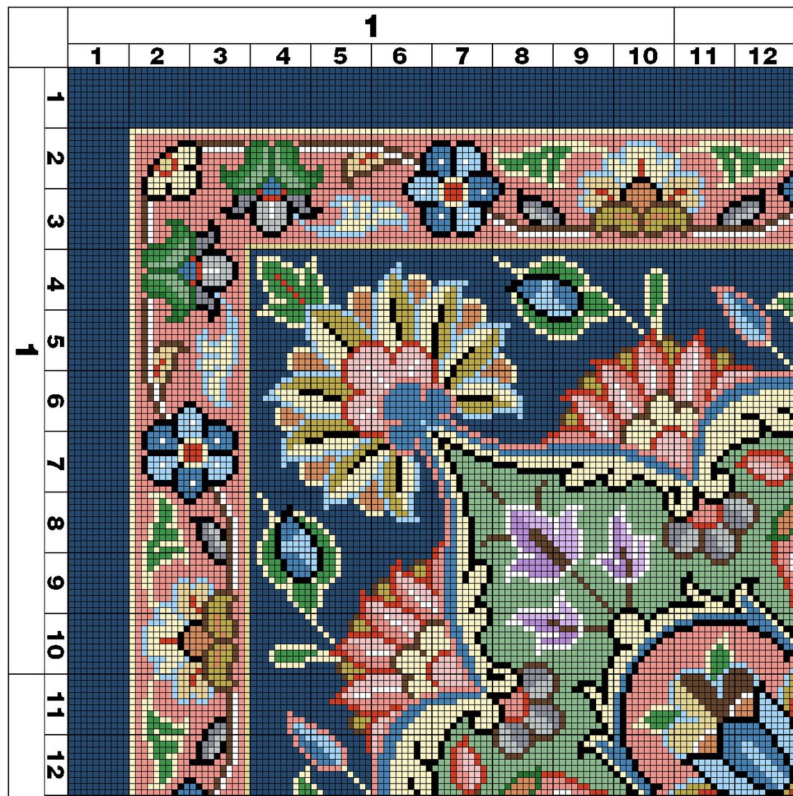 Patterned Rug / Patterns Digital / Plan / Carpet Map / Rug / Map ...