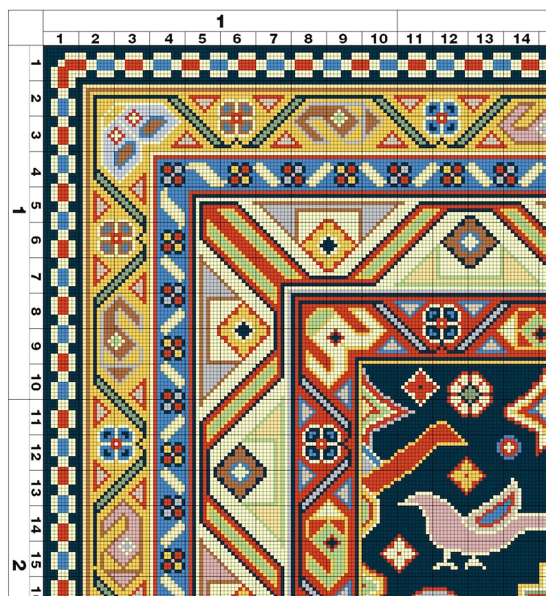 Patterned Rug / Patterns Digital / Plan / Carpet Map / Rug / Map ...