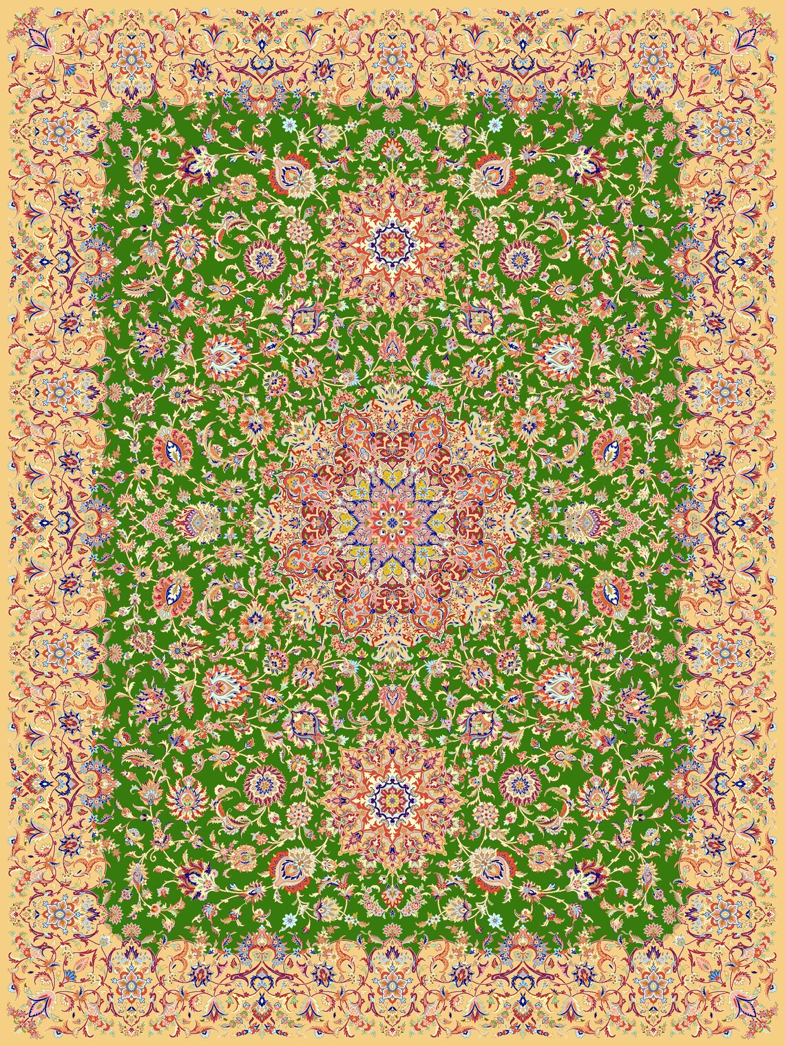 Patterned Rug / Patterns Digital / Carpets / Carpet / Iranian Carpet ...