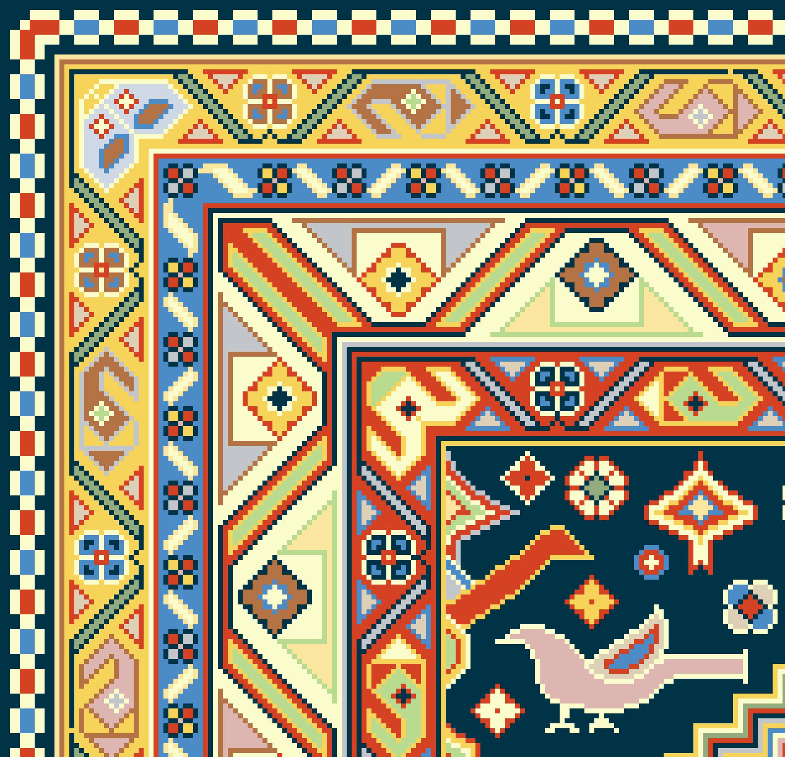 Patterned Rug / Patterns Digital / Plan / Carpet Map / Rug / Map ...