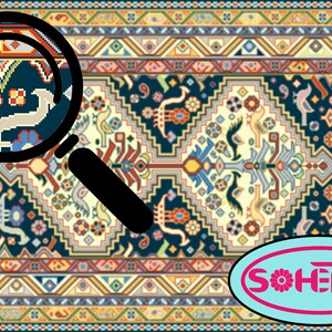 Patterned Rug / Patterns Digital / Plan / Carpet Map / Rug / Map ...