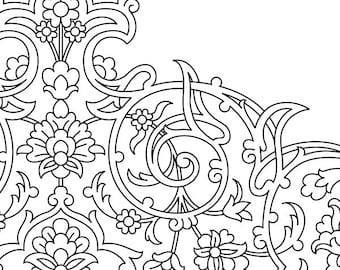 Khattai / Patterns Digital / Plan / Carpet Map / Linear Design ...