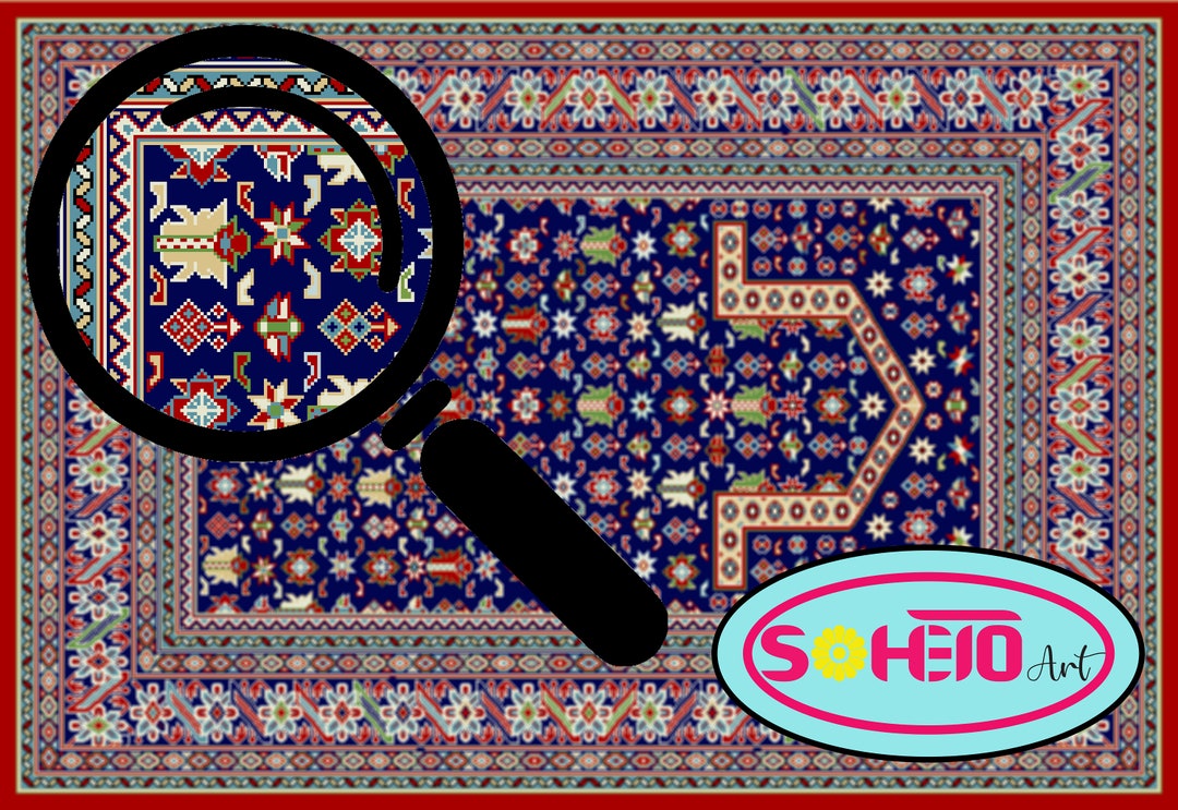 Patterned Rug / Patterns Digital / Plan / Carpet Map / Rug / Map ...