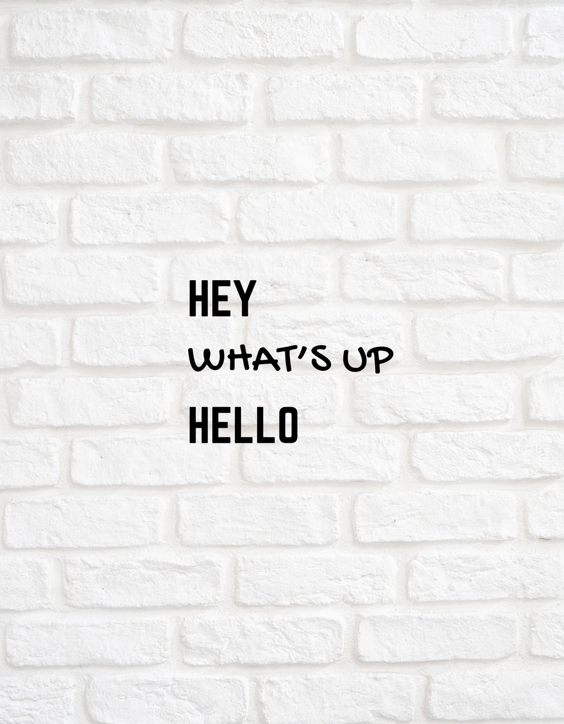 Hey What’s up Hello Digital Download. - Etsy