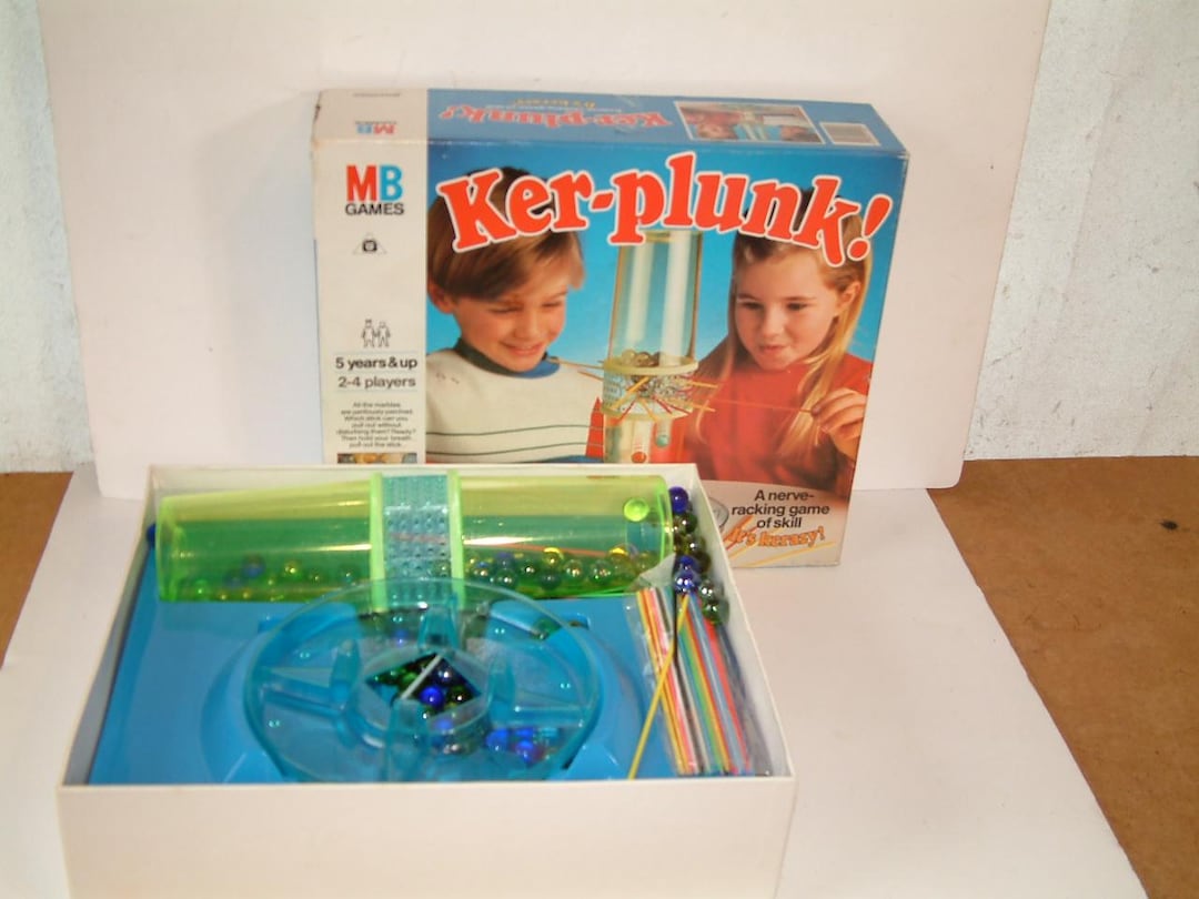 Vintage Kerplunk Children Game by MB Games 1986 Complete - Etsy