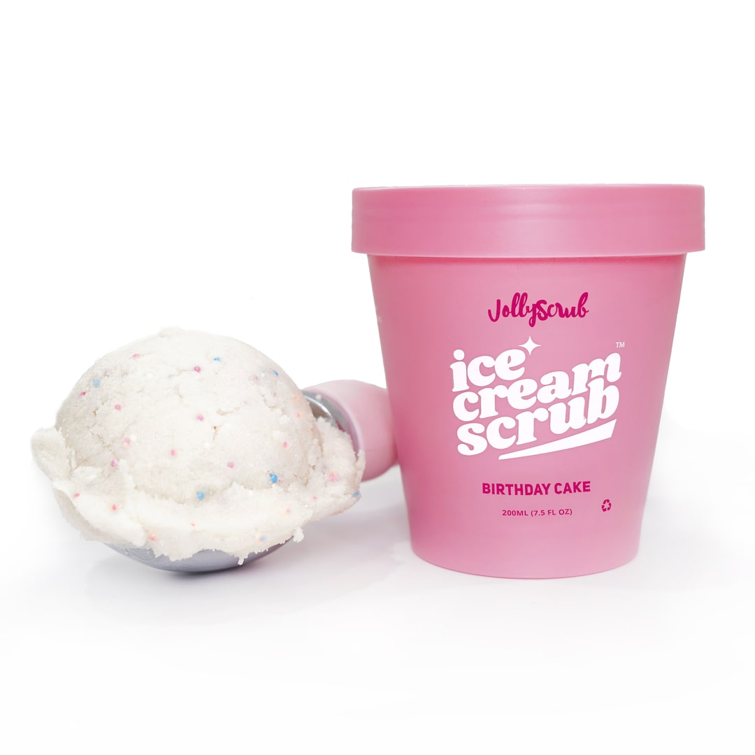Ice Cream Scrub - Hybrid 2 in 1 Sugar Body Scrub, Exfoliate ...