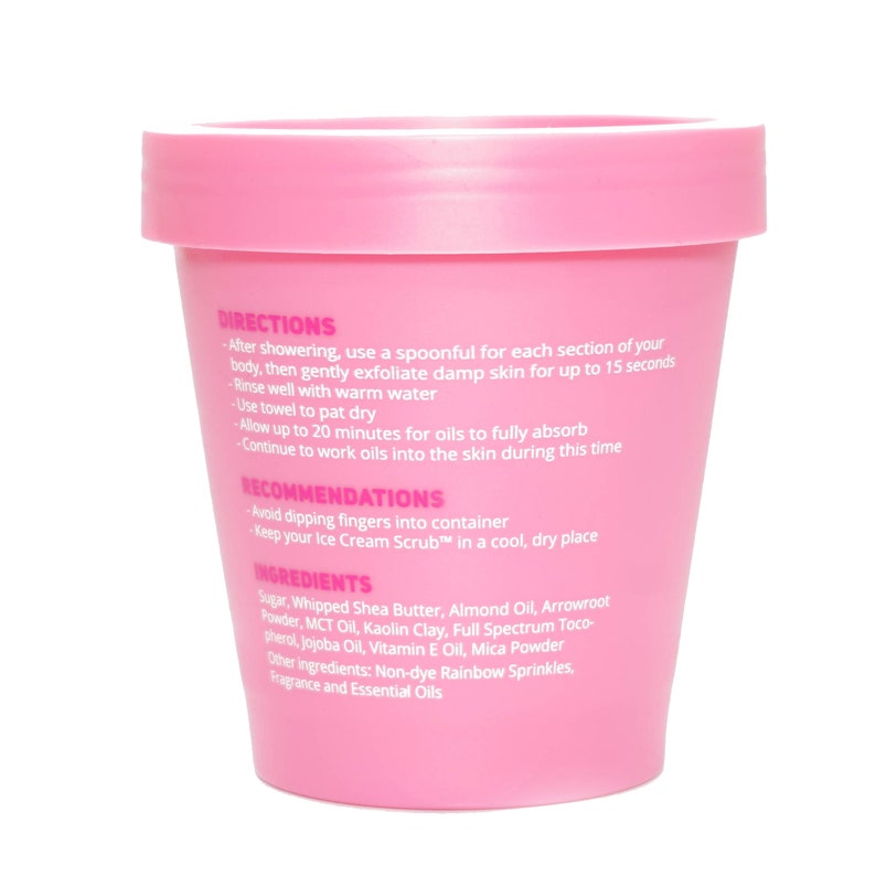 Ice Cream Scrub - Hybrid 2 in 1 Sugar Body Scrub, Exfoliate ...