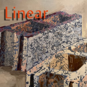 Original Acrylic Painting - Linear - Etsy
