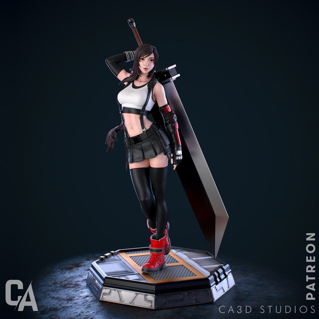 Tifa Lockhart 3D Print STL File - Final Fantasy Fanart - Etsy