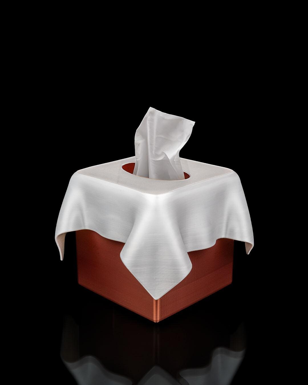 Elegant Tissue Box Cover With Sculpted Design - Etsy