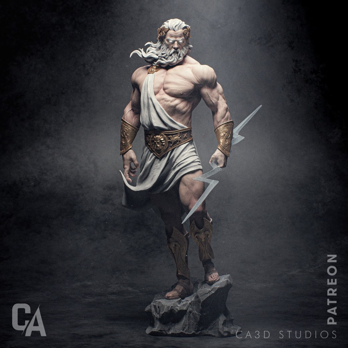 Zeus God of Lightning - Etsy
