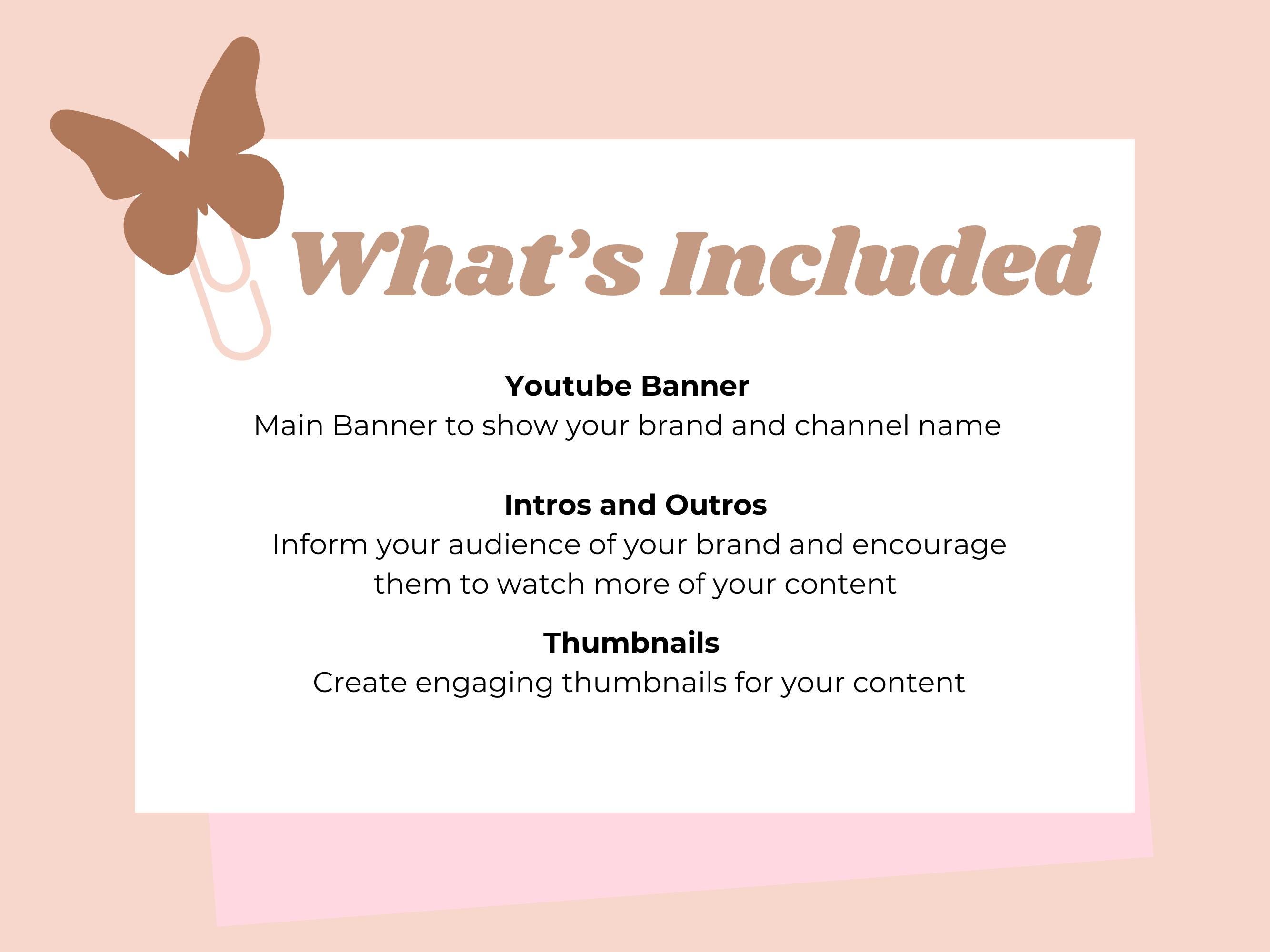 Youtube Banner Template, Youtube Intro, Youtube Outro, Thumbnails ...