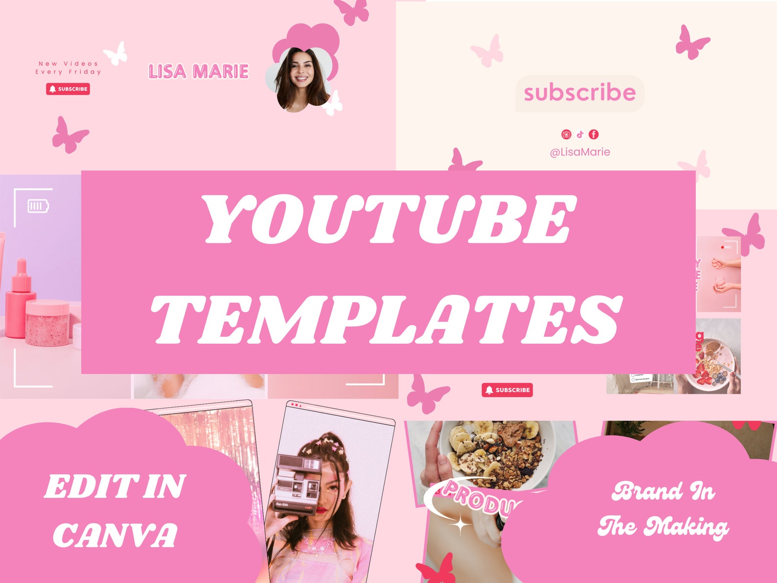 Youtube Banner Template, Youtube Intro, Youtube Outro, Thumbnails ...