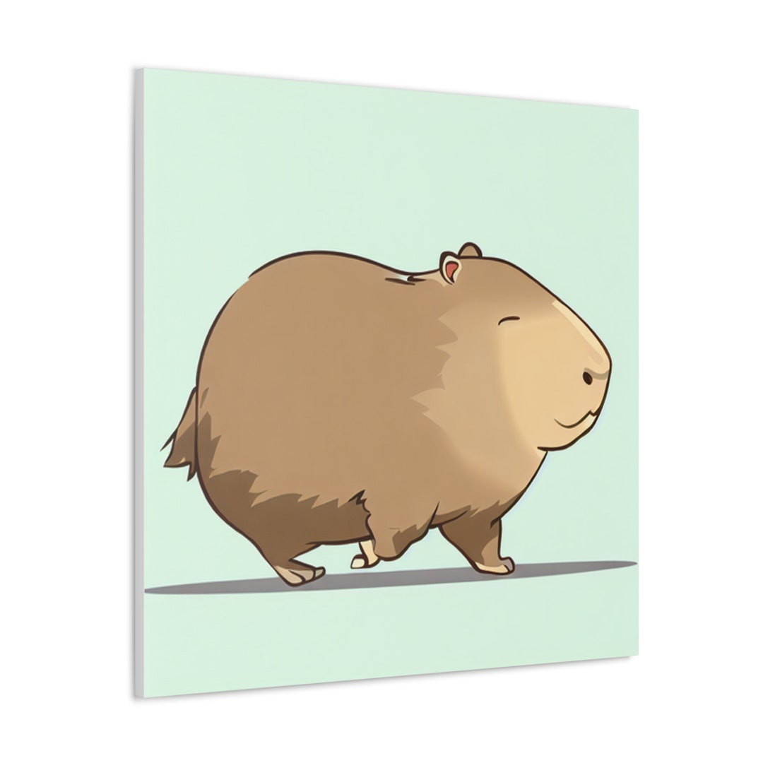 Cute Capybara Printable - Etsy