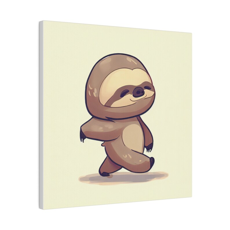 Sloth Walking Cartoon Printable - Etsy