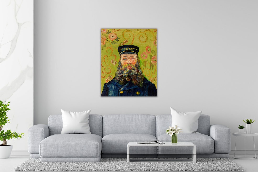 Vincent Van Gogh Wall Art, Portrait of the Postman Joseph Roulin Print ...