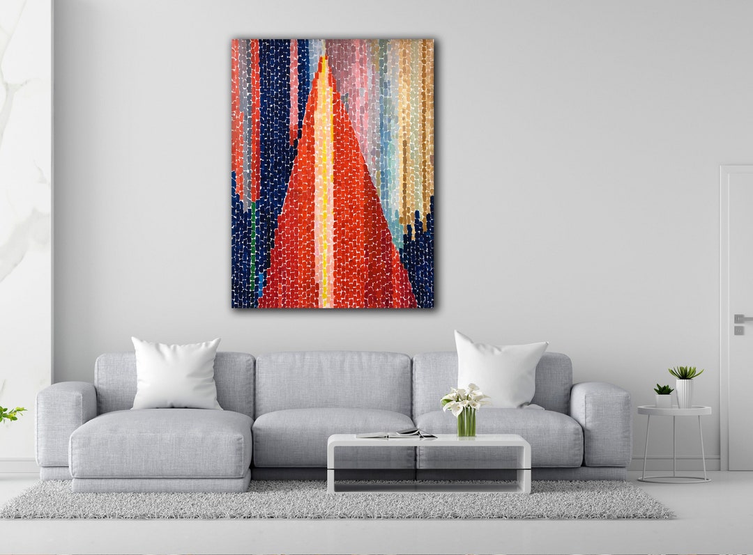 Alma Thomas Canvas Wall Art, Blast off Print Poster, Alma Thomas ...