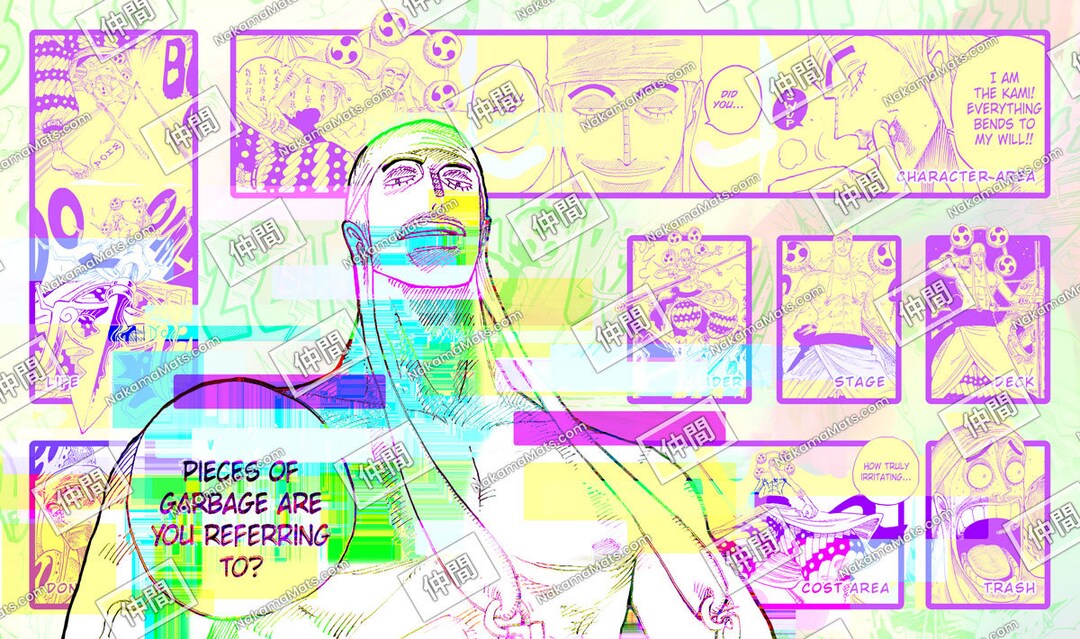 Digital Download Enel Glitch Art One Piece TCG Playmat - Etsy