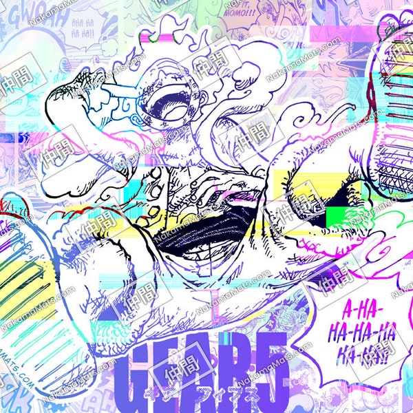 Gear 5 Luffy Playmat - Etsy