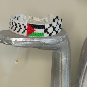 Palestine Flag Bracelet. Adjustable Unisex Bracelet - Etsy