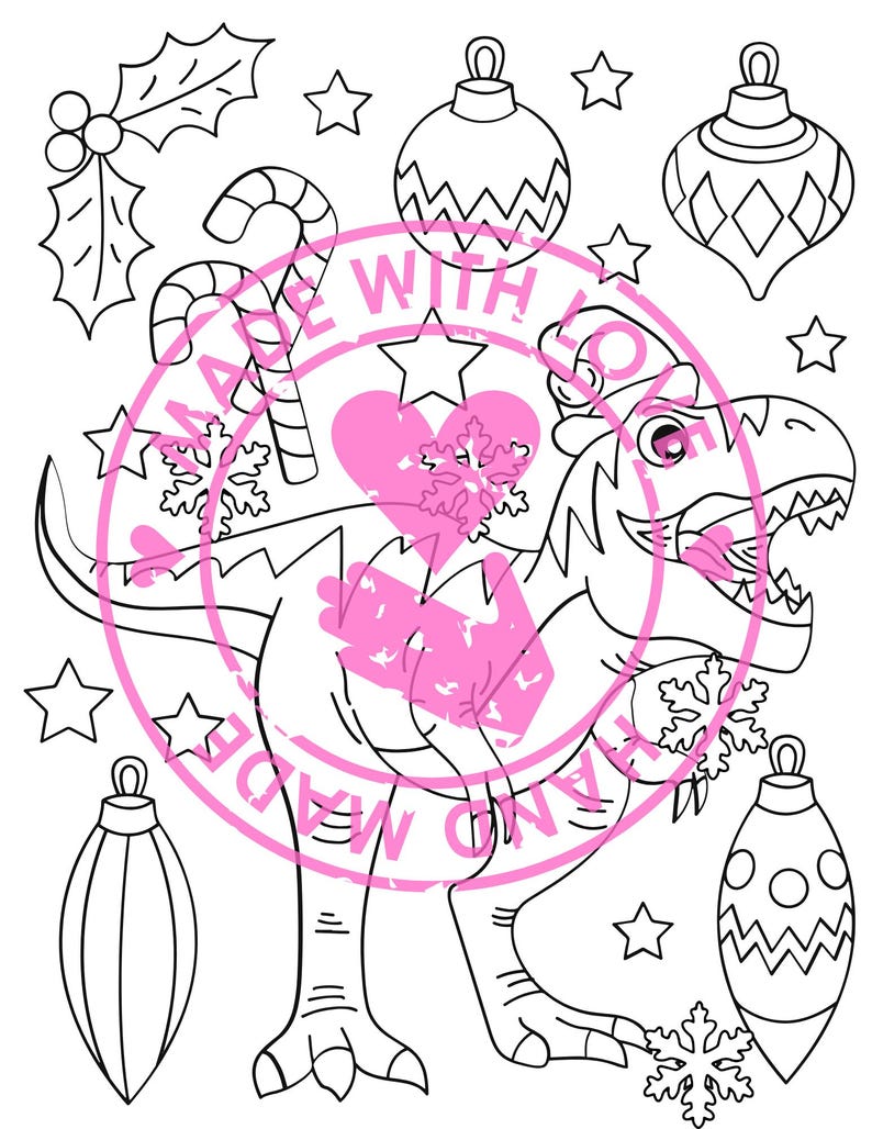 Kids Color Pages, Christmas, Coloring, Activities - Etsy