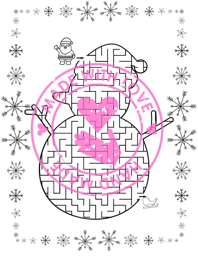 Kids Color Pages, Christmas, Coloring, Activities - Etsy