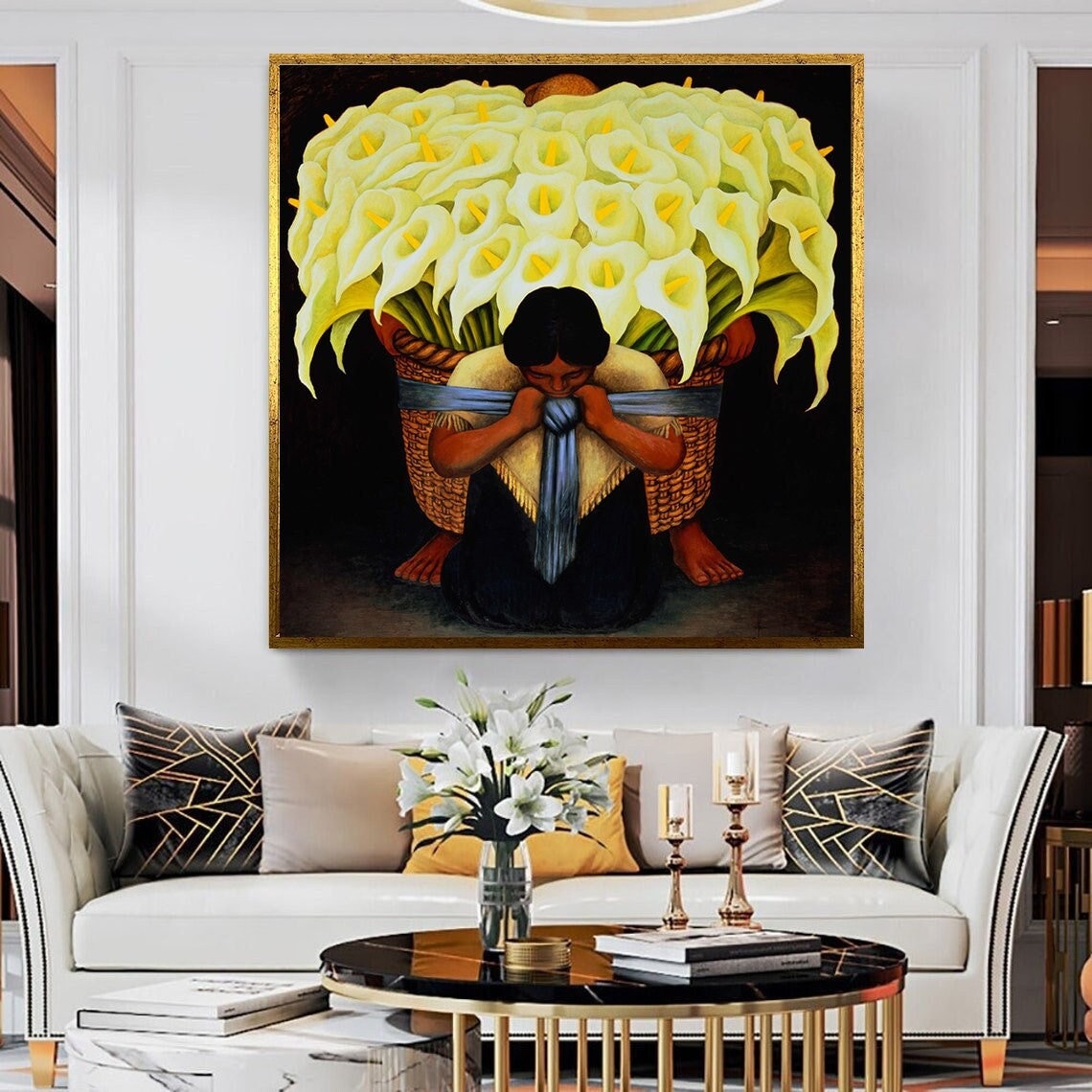 Diego Rivera Famous Paintings Flowers