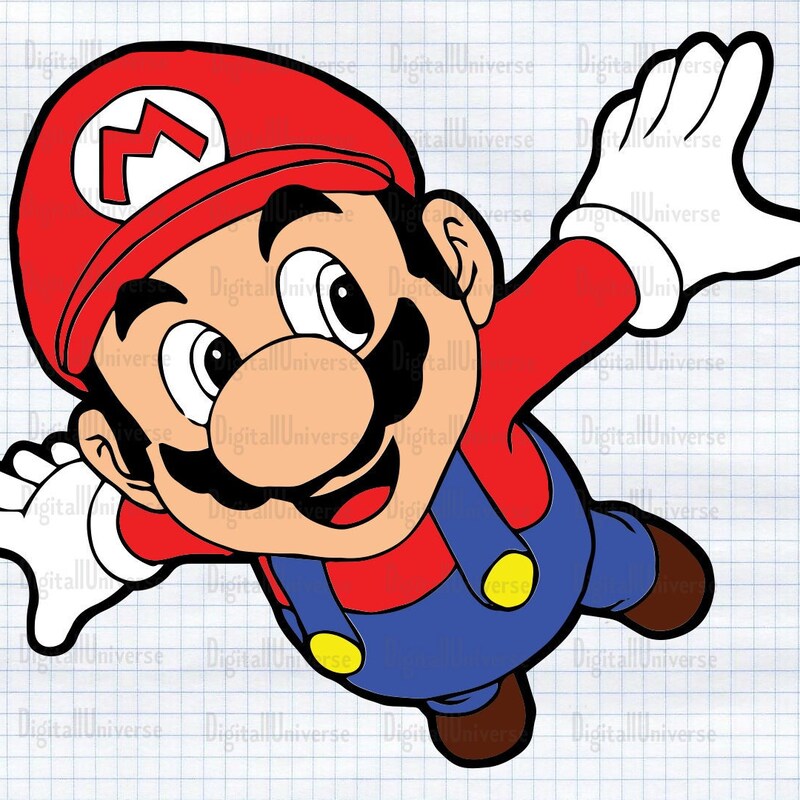 Mario Svg - Etsy
