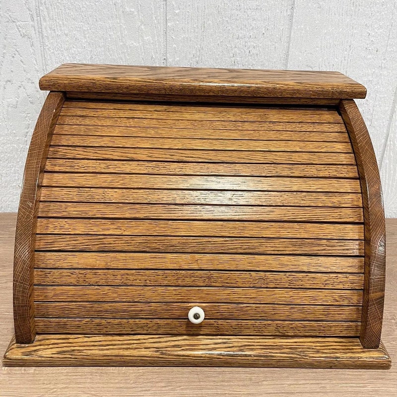 Vintage Bread Box - Etsy