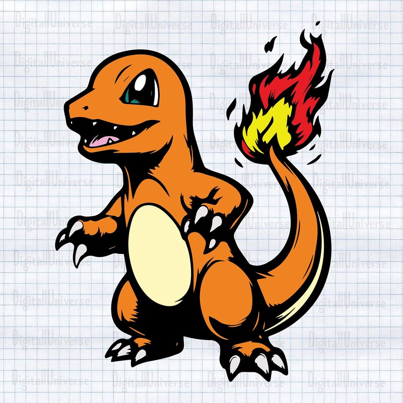 Charmander Svg - Etsy