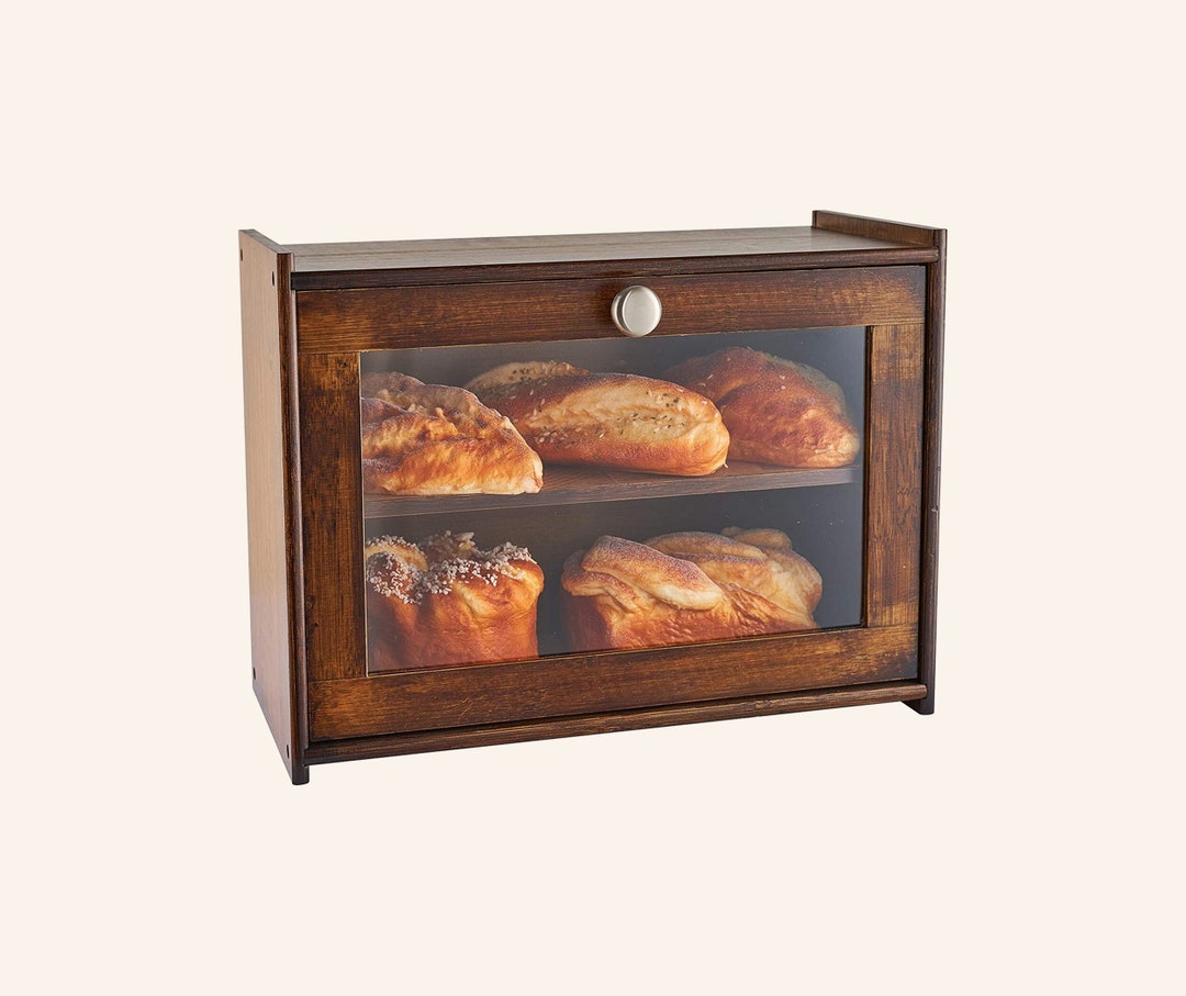 Handmade Bread Box Wooden Breadbox Farmhouse Bread Box - Etsy