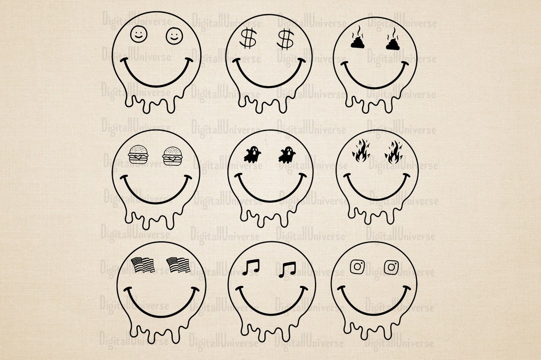 Smiley Face SVG, Sublimation Designs, Shirt Design, Mug Design ...