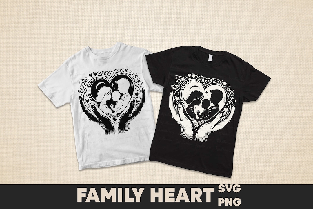 Family Heart SVG, Family SVG Files, Family Heart Sign, Family Svg for ...