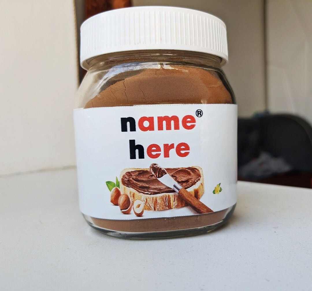 Printable Personalised Jar Label, Christmas Gift for Him, Digital ...