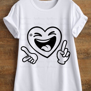 Funny Heart SVG Bundle, Valentine Heart Svg, Heart Svg File, Heart Png ...