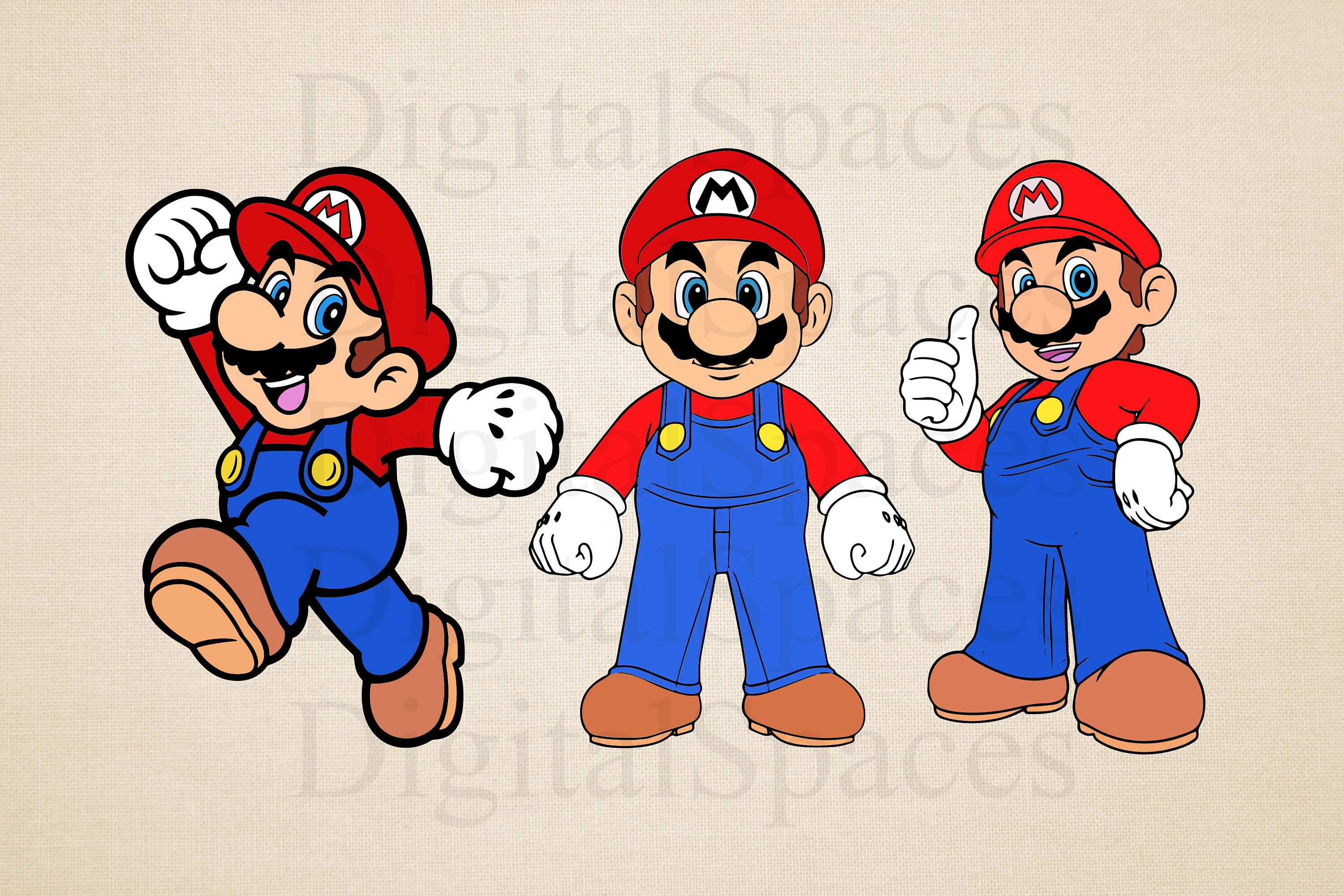Super Mario SVG Bundle Super Mario Clipart Mario Png - Etsy UK