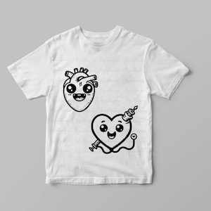 Funny Heart SVG Bundle, Valentine Heart Svg, Heart Svg File, Heart Png ...