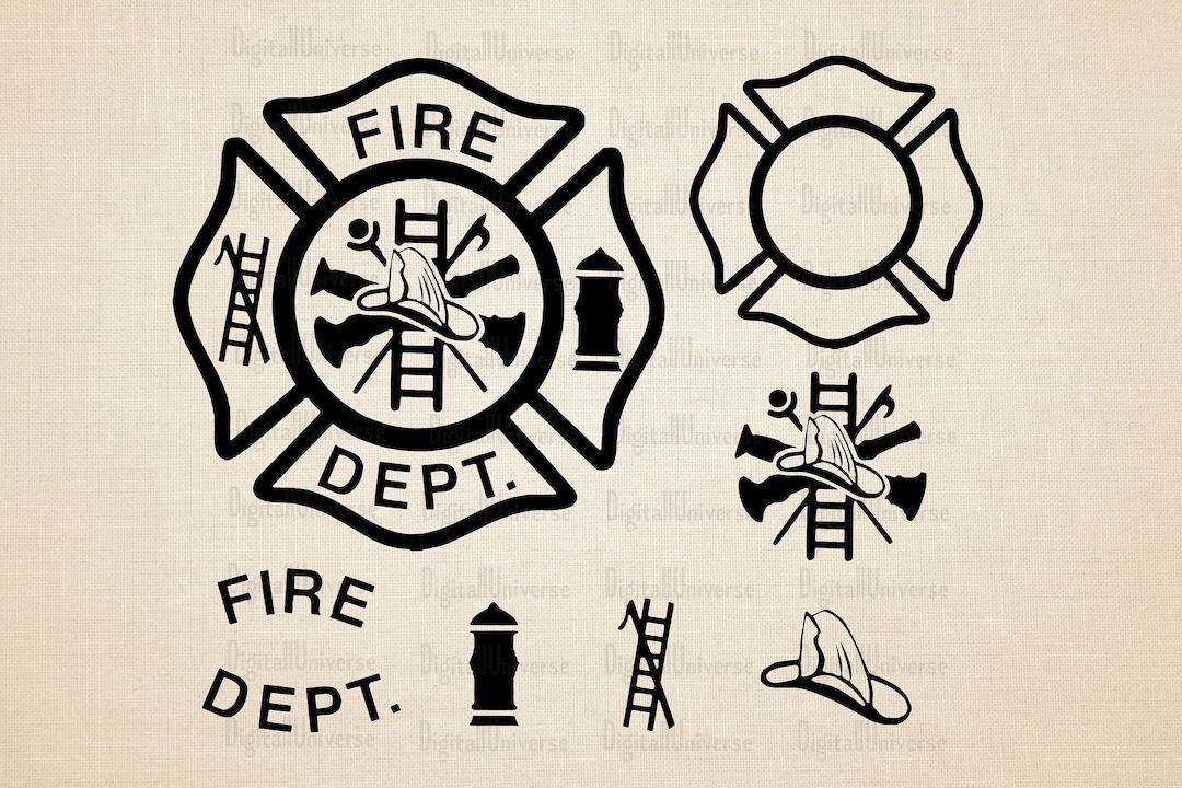 Fire Rescue Svg for Cricut, Fire Dept Svg, Firefighter Svg, Fire ...